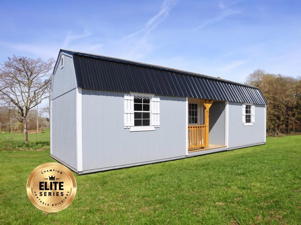 Center Porch Lofted Cabin | Champion Portable Buildings