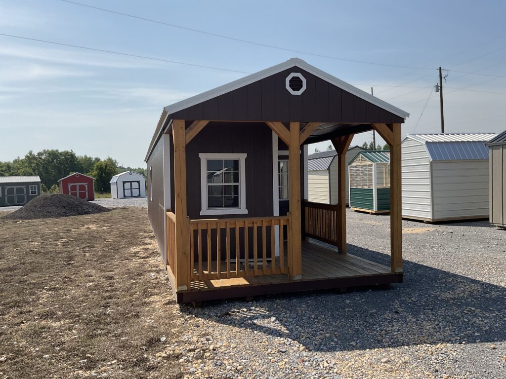 Elite Deluxe Cabin 12x44 - Champion Portable Buildings